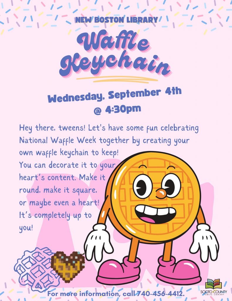 Waffle Keychain – Scioto County Public Library
