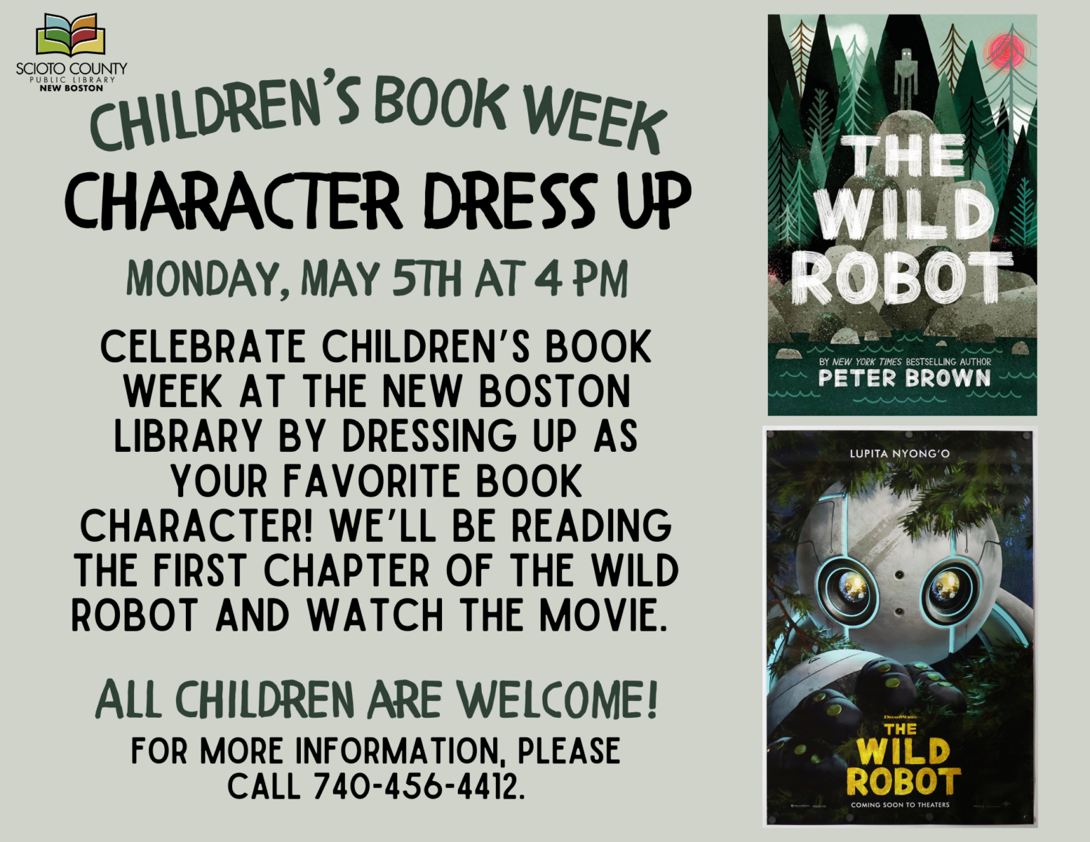 Character Dress Up – Scioto County Public Library