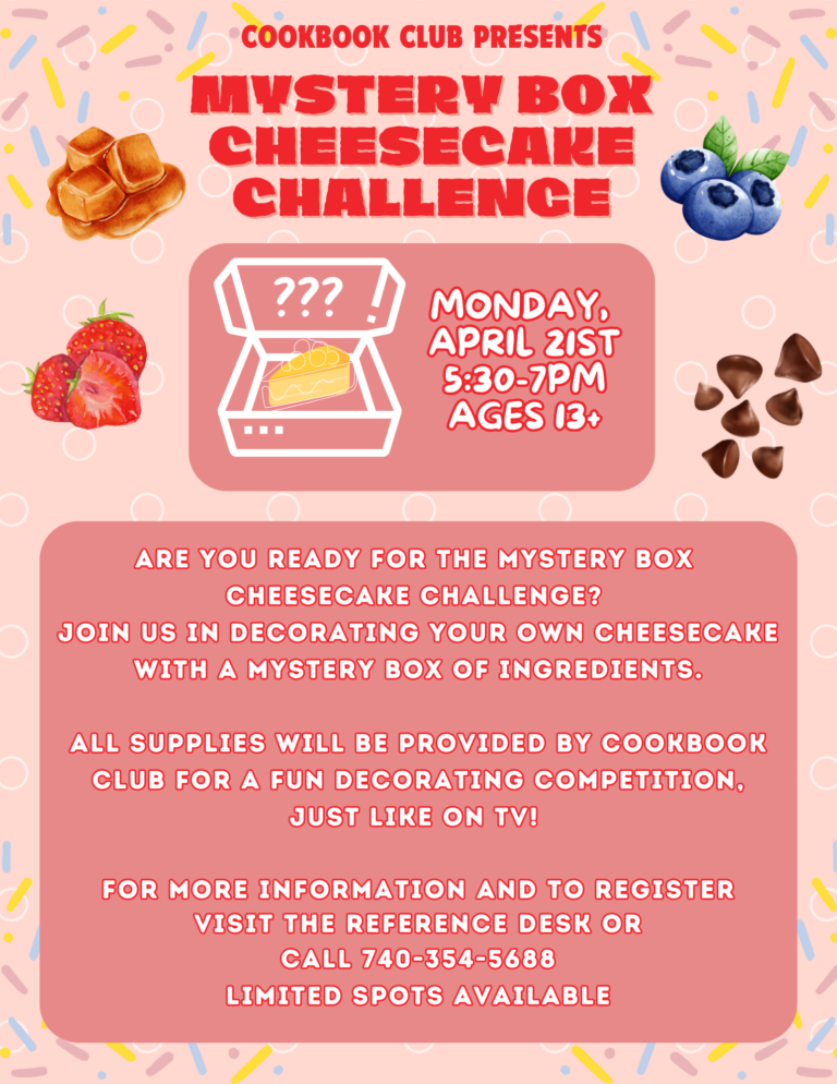 Cookbook Club Presents – Scioto County Public Library