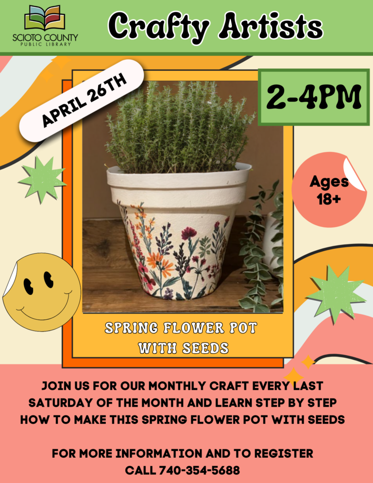 Crafty Artists Group – Scioto County Public Library