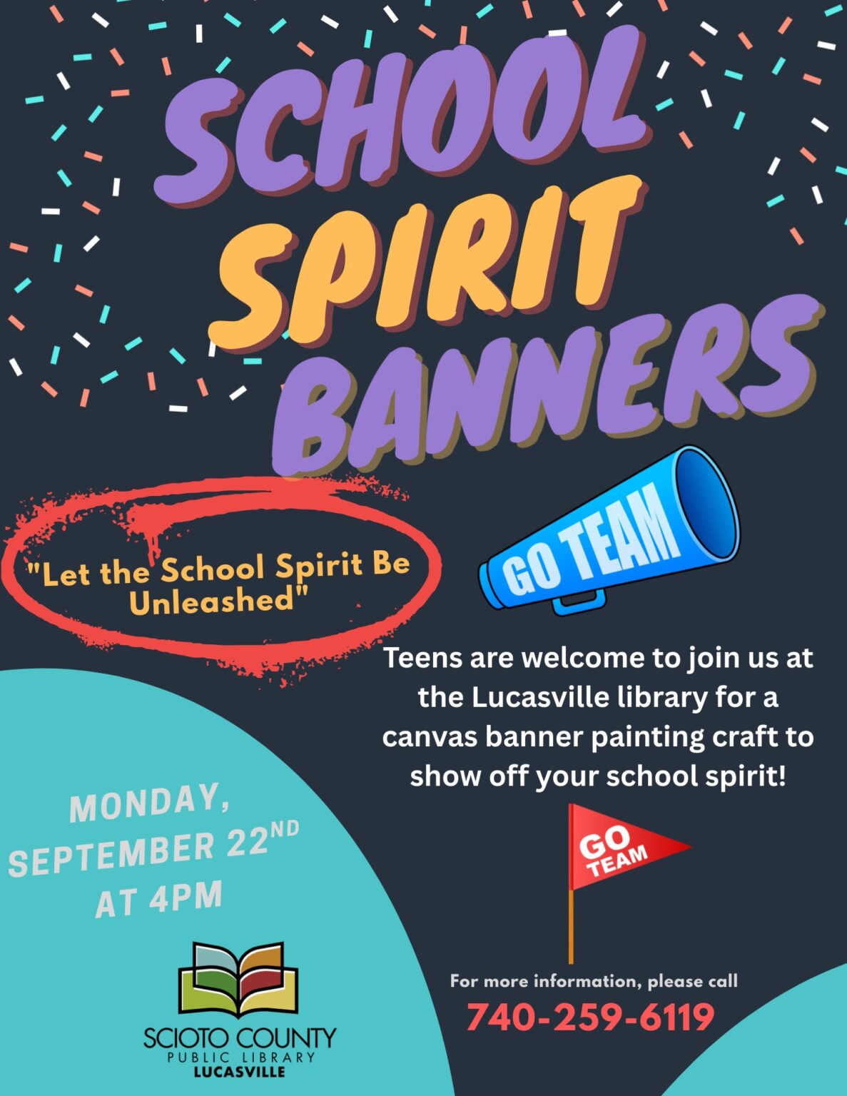 School Spirit Banners – Scioto County Public Library